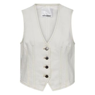 Co'Couture Femme, Vestes, Beige, Taille: 40 FR Bernettacc Vesten