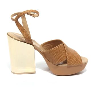 Hogan High Heel Slingback Sandalen - - Shoes - Damen - Beige - 39 EU