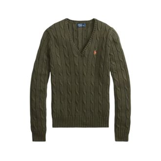 Ralph Lauren Damen, Strickwaren, Gr&uuml;n, SGr&ouml;&szlig;e