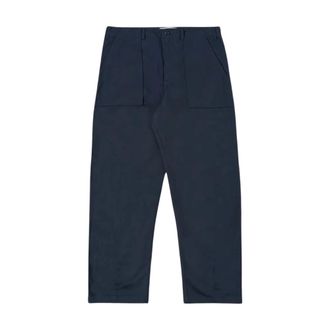 Universal Works Homme, Pantalons, Bleu, Taille: W32 Twill Fatigue Pant