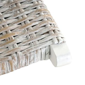 Generic Holz-Relaxstuhl, Kubu-Rattan und Mahagoniholz, Stilvoll und Langlebig, Einfach zu Montieren, Weich und Bequem mit Sitz- und Rückenlehnenbereichen aus 