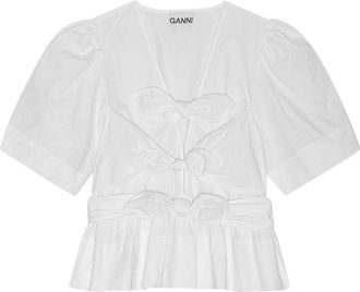 Ganni Bluse - Weiß