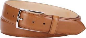 Kreis Bombierter zweilagiger Premiumgürtel aus Kalbsleder in