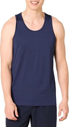 Amazon Essentials Herren Leichtes, Schnelltrocknendes Gym-Tanktop Aus Funktionsstretch, Dunkelblau, XL