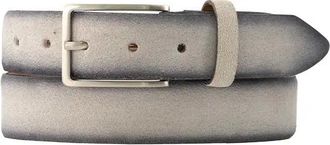 Lindenmann Herren Gürtel grau Nubuk