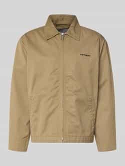 Carhartt Work in Progress Jacke mit Label-Stitching und Eingrifftaschen