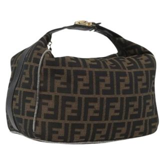 Fendi Pre-owned Vintage Zucca Canvas Handtasche - - Pre-owned - Damen - Braun - ONE SIZE