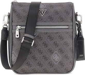 Guess Sac à main Milano Crossbody 2 pour homme, noir/blanc, One Size, Milano Crossbody 2