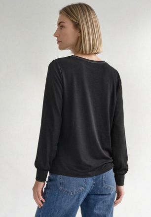Street One Langarmshirt mit U-Boot-Ausschnitt