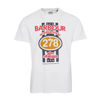 Barbour Herren Steve McQueen Chase T-Shirt - - Tops - Herren - Wei&szlig; - XL