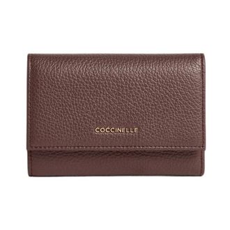 Coccinelle Metallic Soft Wallet - - Accessories - Damen - Lila - ONE SIZE