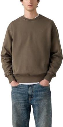 Levi's Homme Sweat-Shirt col Rond Authentic Garment Dye H225 Maitake Brown Brown M
