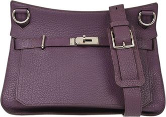 Hermès 2011 Jypsiere Schultertasche 34cm - Violett