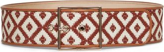 Max Mara Femme, Accessoires, Multicolore, Taille: S Ceinture &agrave; la Taille Effet Raphia