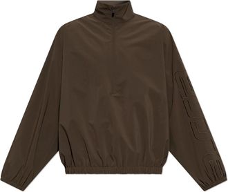 Fear of God Homme, Vestes, Brun, Taille: L Active Trace Half Zip Track Jacket