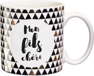 Draeger PARIS 1886 Mon fils chéri Tasse, Mein Lieber Sohn, 11.6 x 9.5 x 8.2 cm