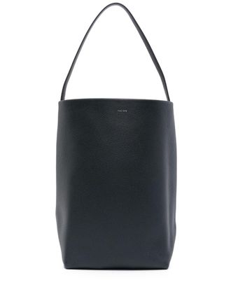 The Row sac Park N/S en cuir - Bleu