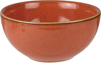 Churchill Stonecast -Soup Bowl Schüssel- Inhalt: 47cl, Farbe wählbar (Spiced Orange)