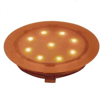 Paulmann Bodeneinbauleuchte, Kunststoff, Integriert, Orange