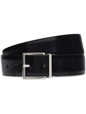 Churchs Gürtel mit Glanzoptik - Schwarz