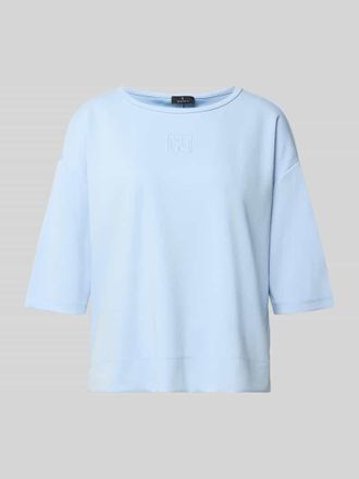 Monari T-Shirt mit Rundhalsausschnitt und Logo
