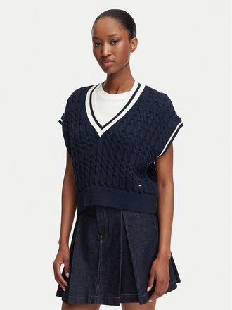 Tommy Jeans Pullover DW0DW22927 Dunkelblau Regular Fit