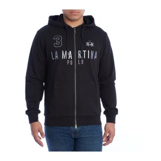 La Martina Kapuzen-Sweatshirt mit Rei&szlig;verschluss - - Sweatshirts & Hoodies - Herren - Schwarzk - S