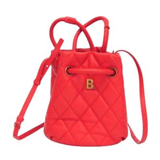 Balenciaga Sac seau B Pre-owned - Femme - Pre-owned - Rouge - Taille: ONE Size
