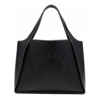 Stella McCartney 1000 Logo Tote Bag - - Bags - Damen - Schwarzk - ONE SIZE