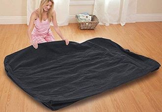 Intex 66768 Matratze, Ohne Integrierte elektrische Pumpe, pvc-poliestere, blau, A Queensize, 1,37m X 1,91m X 23cm