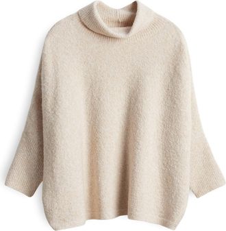 someday Damen Pullover | TIOLA Detail Regular Rollkragenpullover aus Bouclé Strick Mellow mélange, S