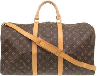 Louis Vuitton unisex, Pre-owned, Brun, Taille: ONE Size Pre-owned Keepall Bandouliere 50