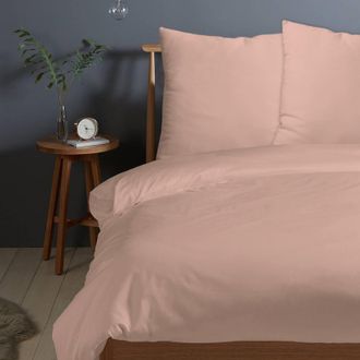 Pizuna 400 Fadenzahl aus Baumwolle Bettwäsche Rose, 100% Langstaple Baumwolle Bettbezug und Kissenbezug, 100% Baumwolle Mako Satin 2-Teilig Bettwäscheset 200