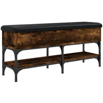 vidaXL Schuhbank R&auml;uchereiche 102x32x45 cm Holzwerkstoff Vidaxl