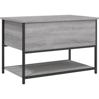 vidaXL Vidaxl - Sitzbank mit Stauraum Grau Sonoma 70x42,5x47 cm Holzwerkstoff