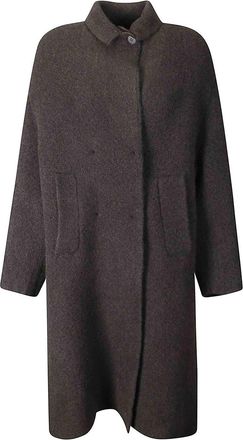 Boboutic Manteau Au Genou - Marron Fonc&eacute;