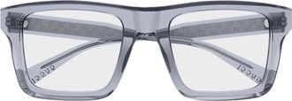 Gucci Sign Optikrahmen - - Accessories - unisex - Grau - 53 MM