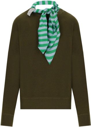 Essentiel PULL-OVER KURTIS KHAKI ESSENTIEL ANTWERP