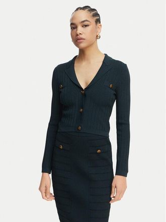 Guess Strickjacke W5YR11 Z0130 Gr&uuml;n Regular Fit