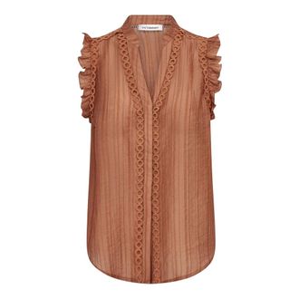 Co'Couture Damen, Blusen & Hemden, Braun, MGr&ouml;&szlig;e