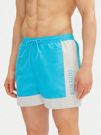 Calvin Klein Swimwear Badeshorts KM0KM01095 Blau Regular Fit