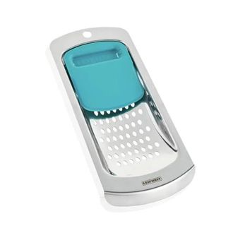 Leifheit Râpe à pâtes de type spätzle, Râpe à spaetzle en acier inoxydable et plastique de qualité supérieure, Grille à spaetzle adaptable à toutes les cassero