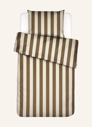 Essenza Essenza Bettw&auml;sche Minte Stripe braun