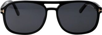 Tom Ford Homme, Accessoires, Noir, Taille: 58 MM Lunettes de soleil Rosco