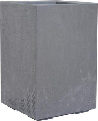 Siena Garden Pflanzkasten FARO STONE grau Betonoptik, 40 x 40 x 60 cm Kunststoff