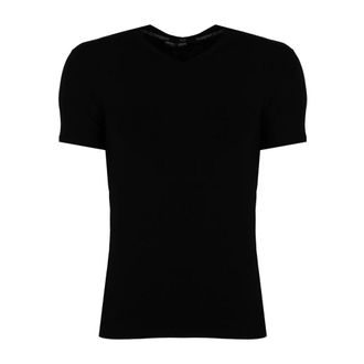 Emporio Armani Homme, Tops, Noir, Taille: L T-shirt col en V