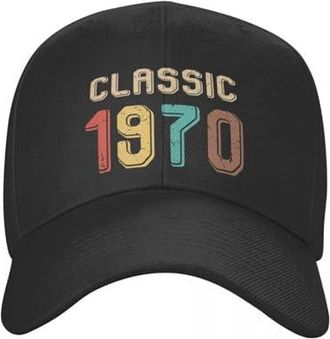 Generic Casquette de baseball classique vintage classique 1970 casquette de camionneur unisexe r&eacute;glable unisexe cadeau hip hop