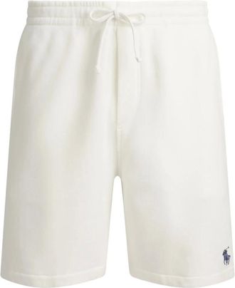 Polo Ralph Lauren Homme, Shorts, Blanc, Taille: XL Fleece Shorts