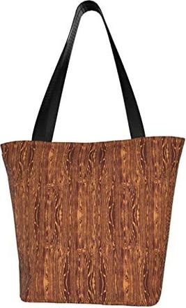 AOOEDM Sac d&eacute;picerie r&eacute;utilisable en &eacute;corce de bois sac &agrave; provisions sac &agrave; bandouli&egrave;re d&eacute;contract&eacute; sac &agrave; main pour hommes femmes sac de march&eacute; ECO sac de pla