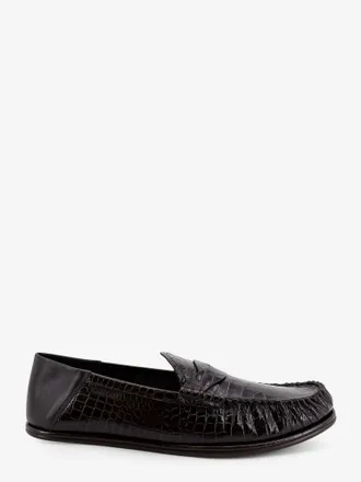 Tom Ford Crocodile-print leather loafers - TOM FORD - gender_Man